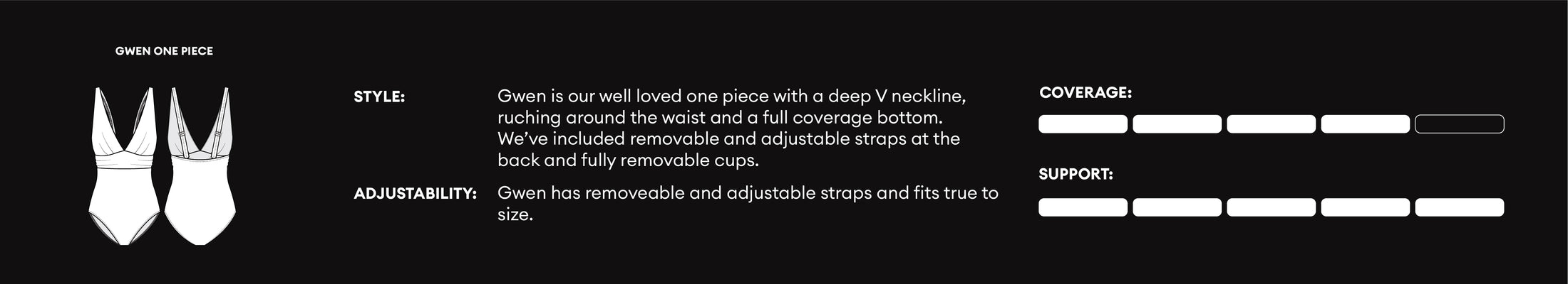 Gwen One Piece - Peacock Swirls