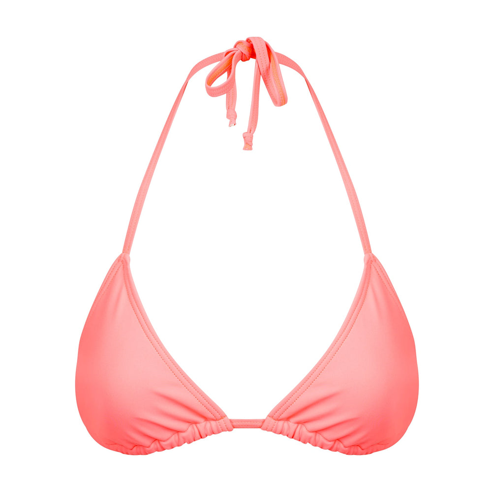 Mia String Top - Fluorescent Coral