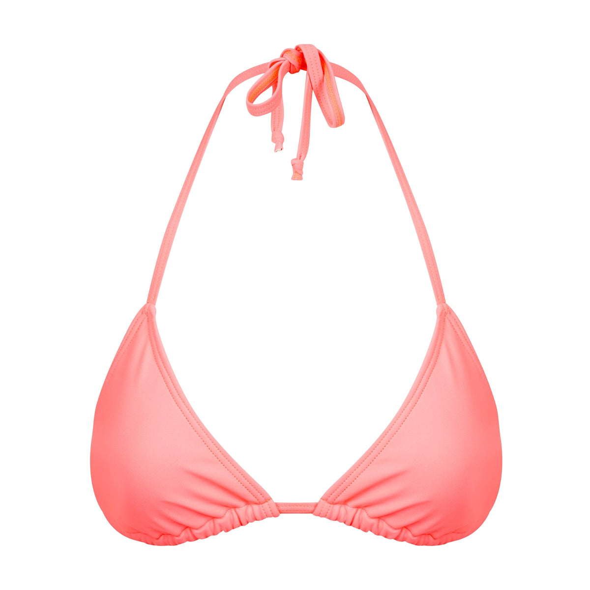 Mia String Top - Fluorescent Coral