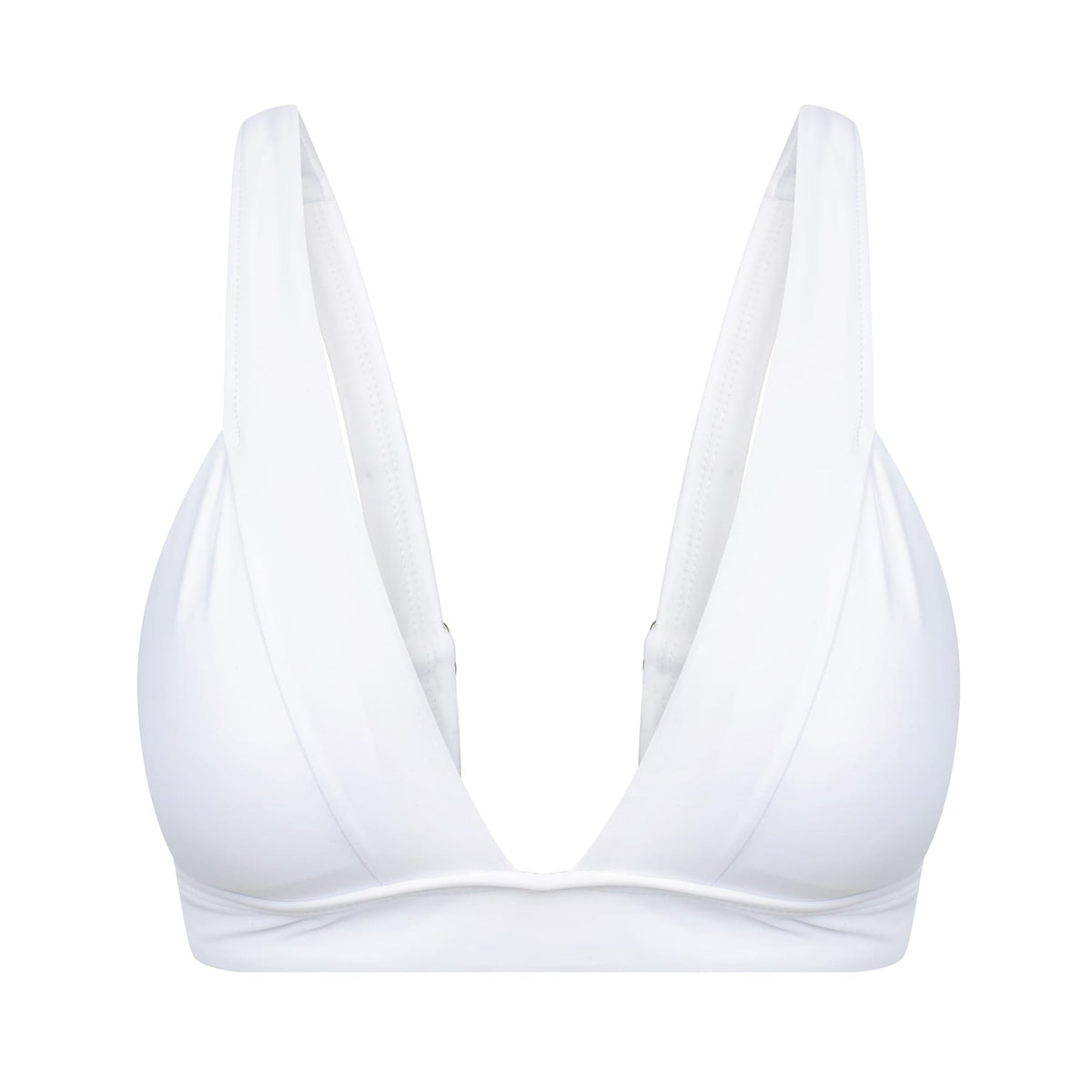 Lola Triangle Top - Fresh White