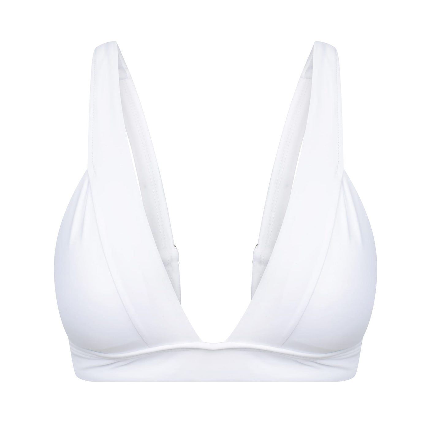 Lola Triangle Top - Fresh White