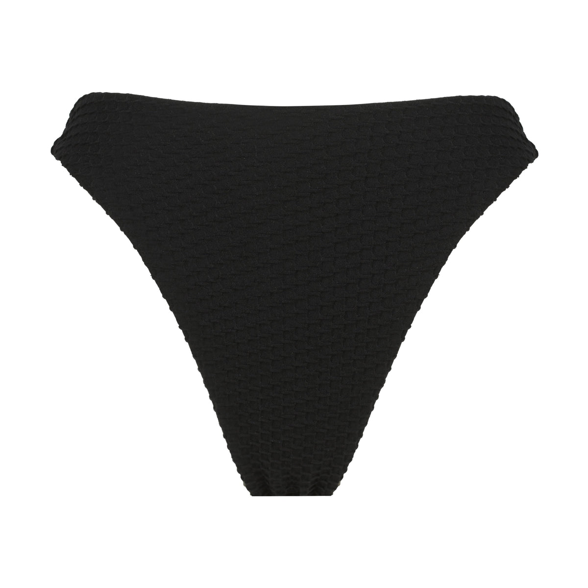 Grace Bikini Bottom - Black Waffle
